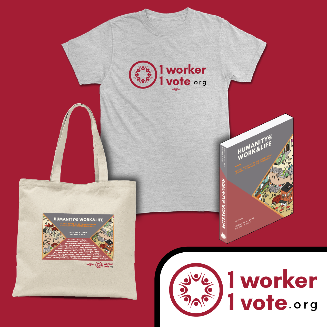 1worker1vote – Shop | Worx Printing - Worker Owned Union Co-op