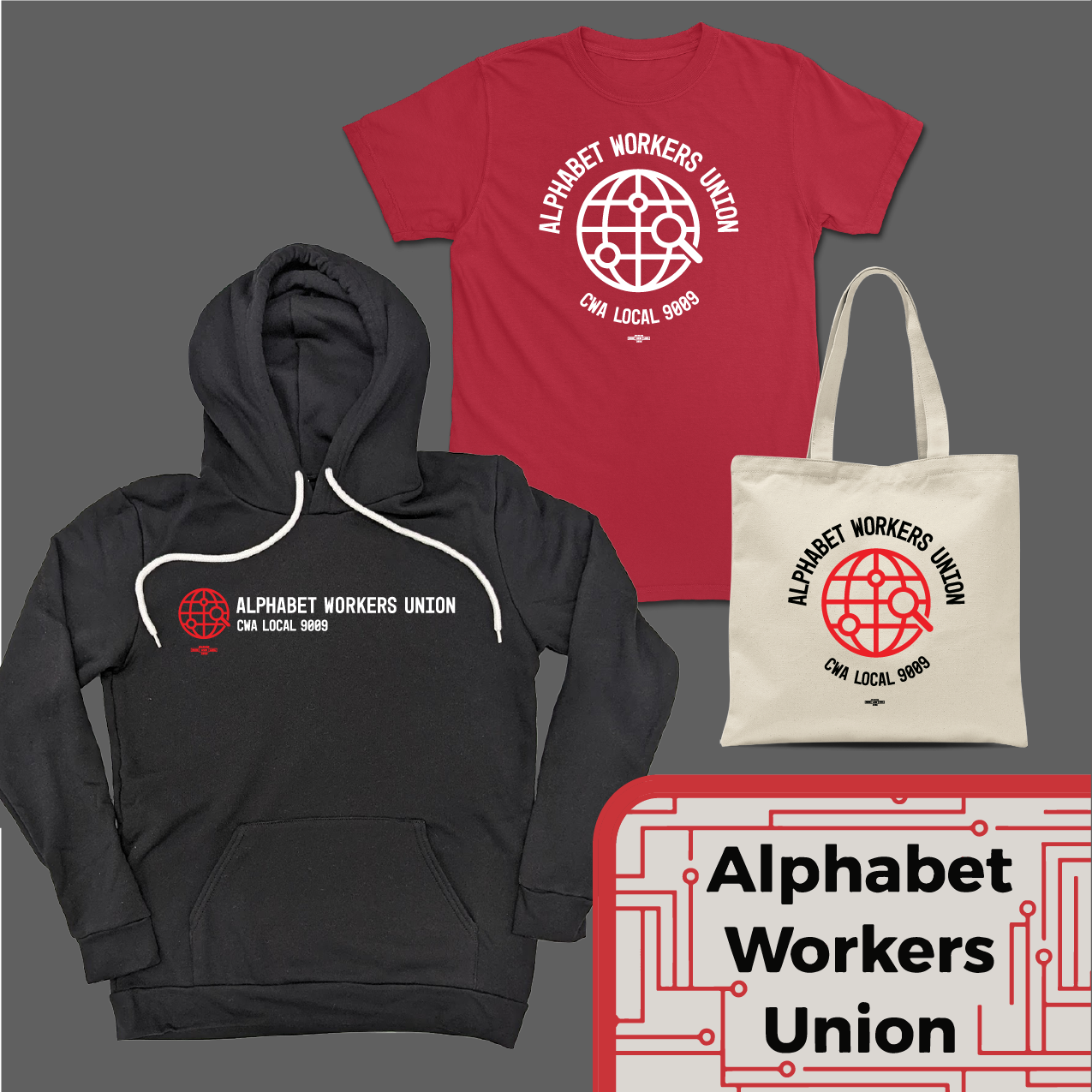 Alphabet Workers Union – Shop | Worx Printing - Worker Owned Union Co-op