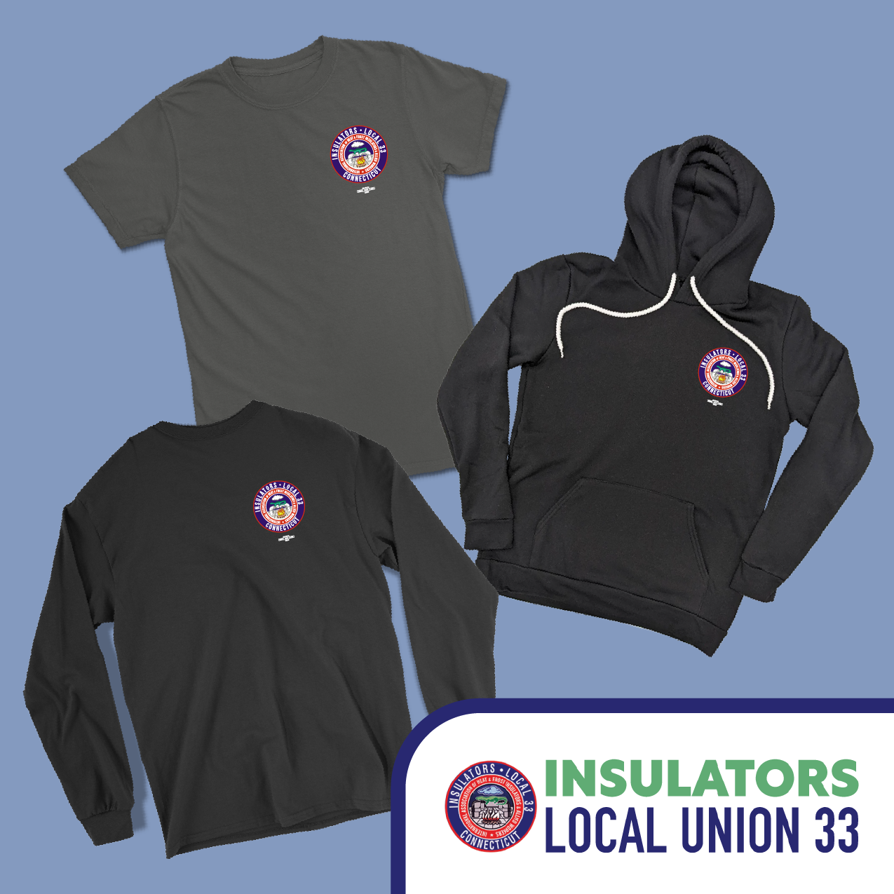 Insulators & Allied Workers LU #33 – Shop | Worx Printing - Worker ...